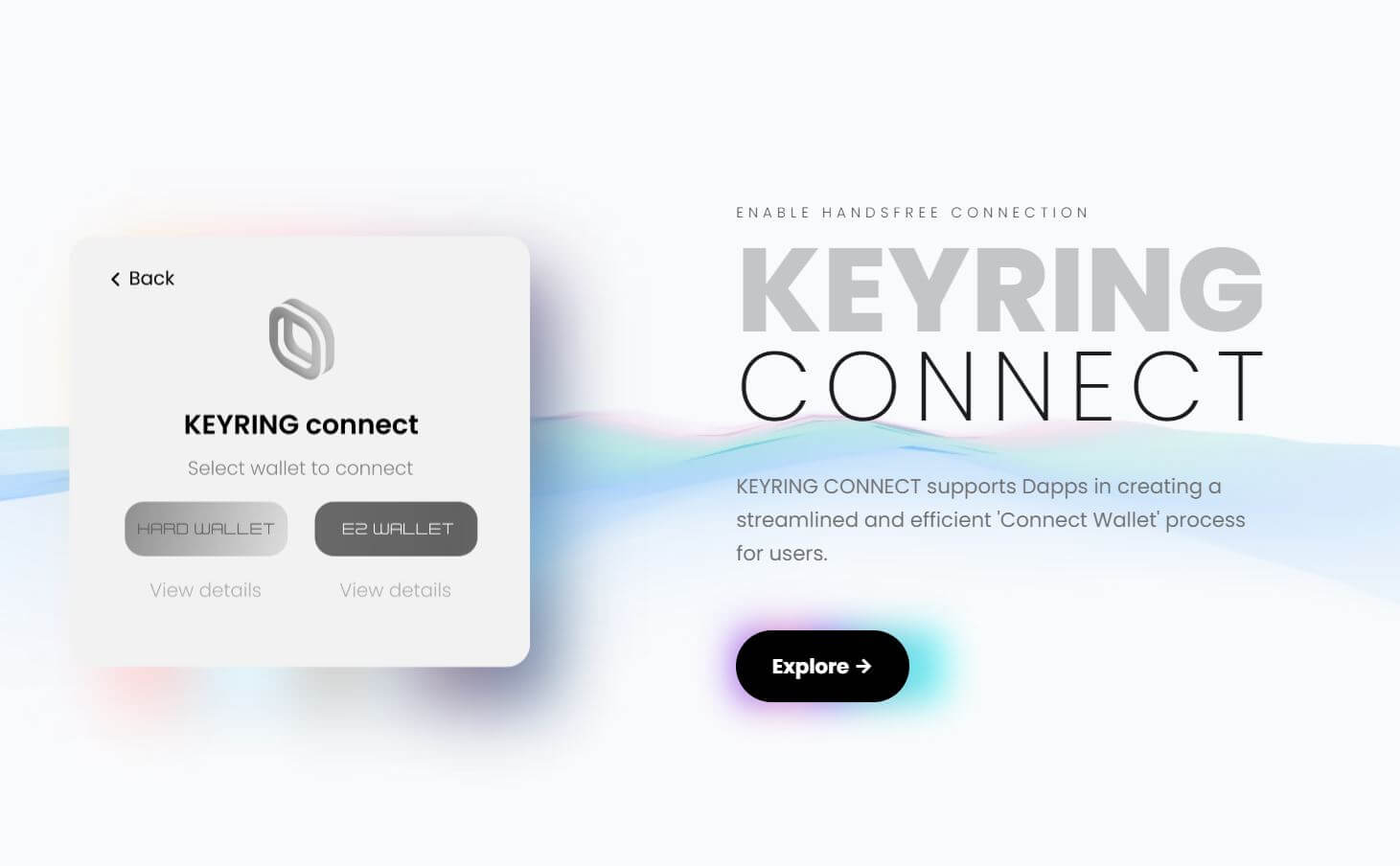 Keyring Connect One Time Connection Module