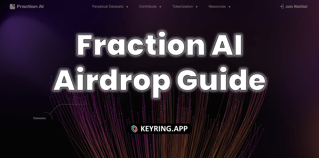 How to Join FRACTION AI Airdrop with KEYRING RPO Wallet - KEYRING PRO